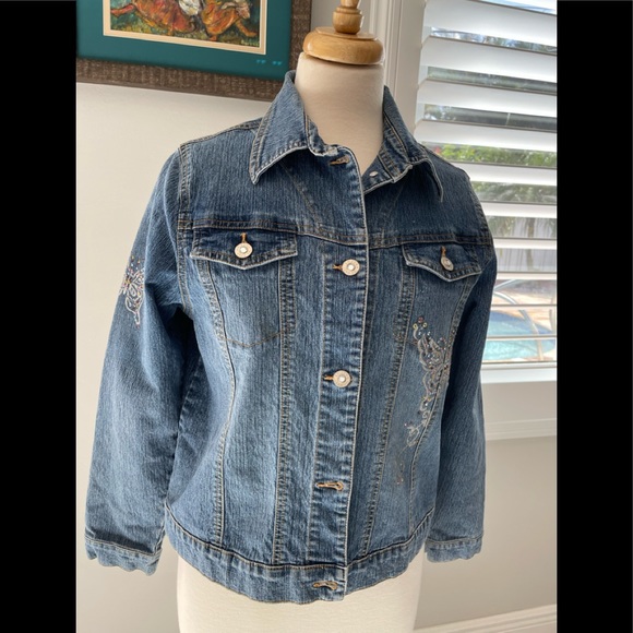 Jackets & Coats | Sale Last Chance Arizona Jean Company Butterfly ...